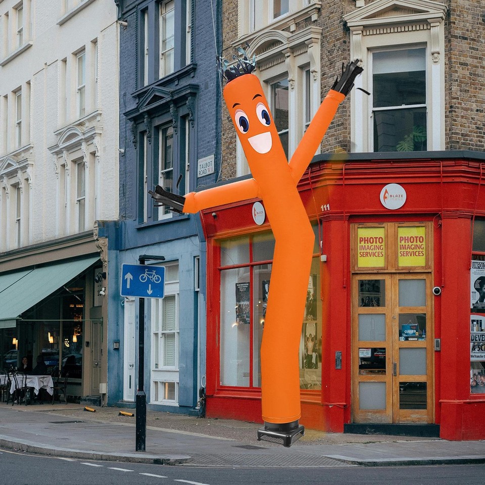 20 Ft Inflatable Wacky Waving Tube Man With Blower - Dancing Air Puppet ...