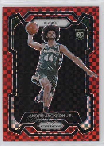 2023-24 Panini Prizm Red Power Prizm 8/75 Andre Jackson Jr #131 Rookie ...