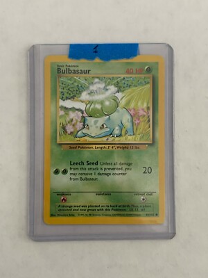 BULBASAUR - Base Set - 44/102 - Common - Pokemon Card - Unlimited ...