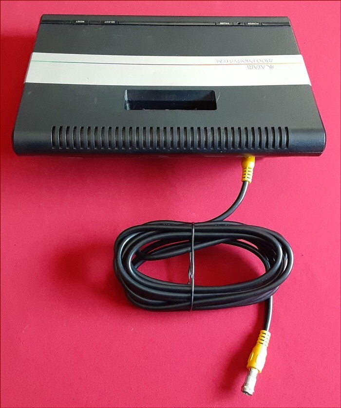 12Ft HQ RCA Video Cable & RF Coax TV Adapter for the Atari 7800 System ...