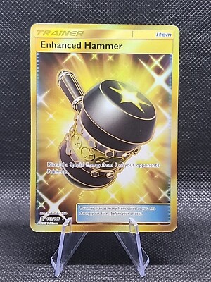 Enhanced Hammer (Secret) 162/145 Sm-Guardians Rising Holo Pokemon ...