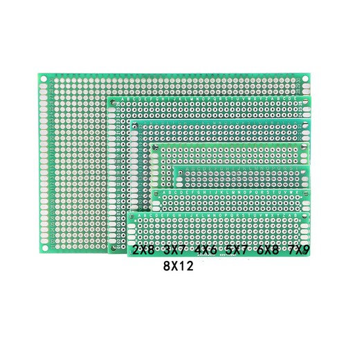 PCB Circuit Board Double-sided Spray Tin Board Size 2X8cm to 8x12cm ...