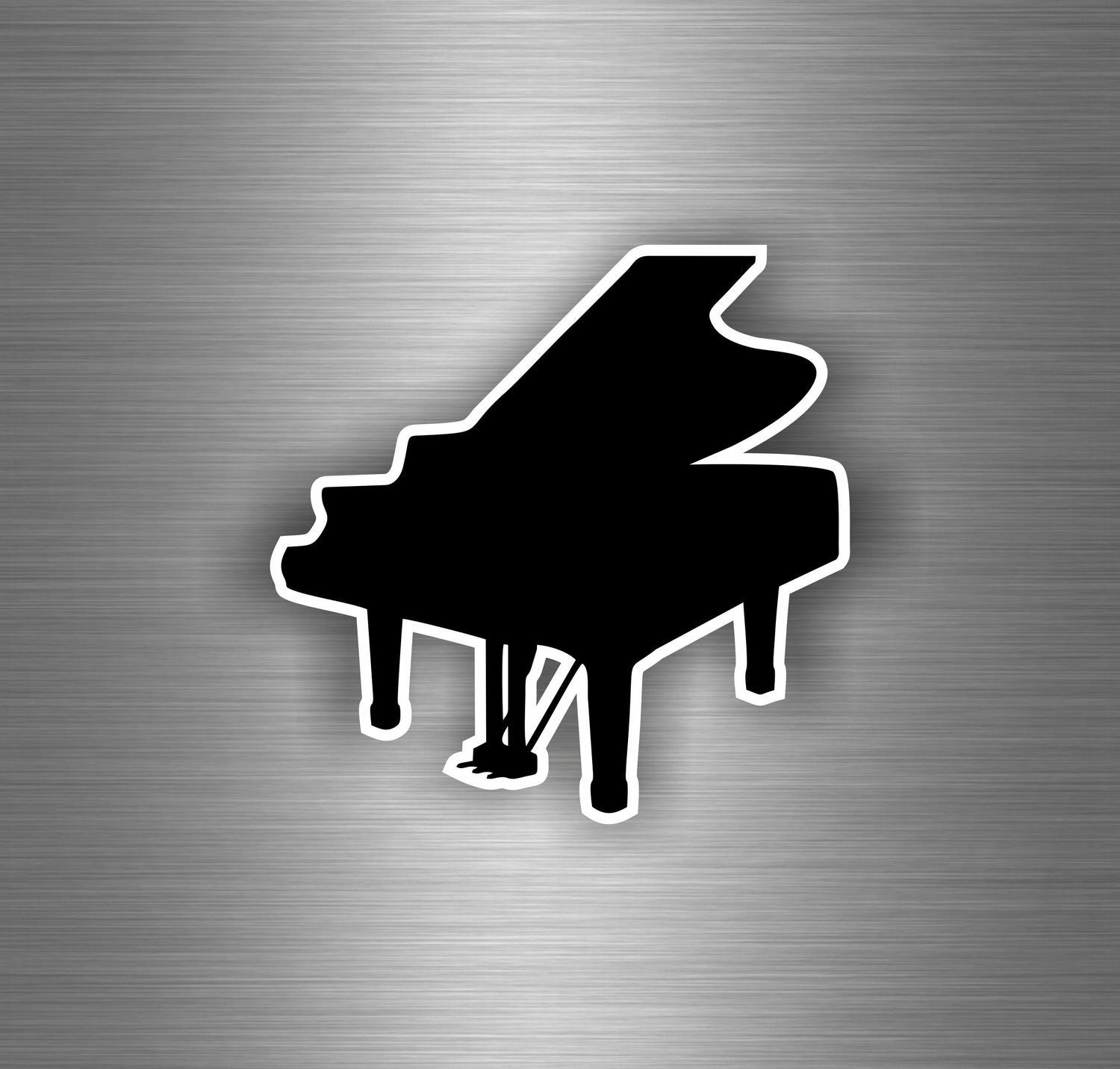 Sticker Car Motorcycle Piano Music Wall Instrument Black | eBay