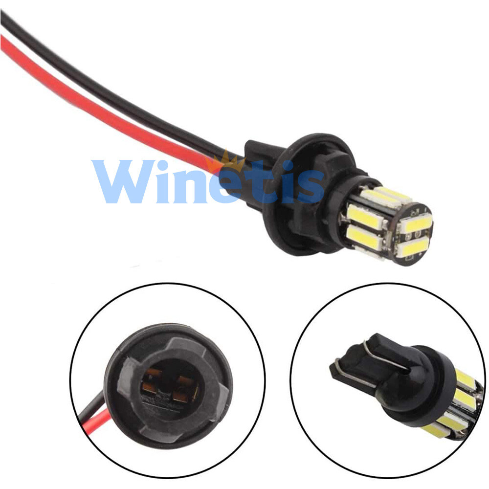 Universal Pigtail Wire Female Socket 194 Harness Rear Side Marker Light ...