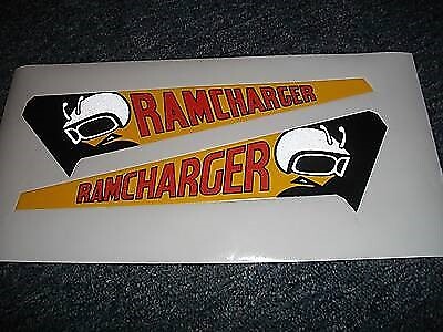 1971 Dodge Charger Ramcharger Hood Scoop Decals Pair