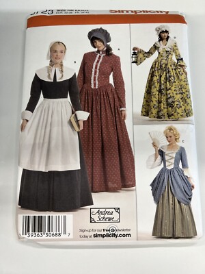 Simplicity Pattern 3723 Andrea Schewe Size 6-12 Misses Costume Many ...
