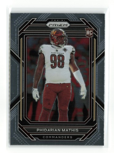 PHIDARIAN MATHIS #390 RC 2022 PANINI PRIZM COMMANDERS | eBay