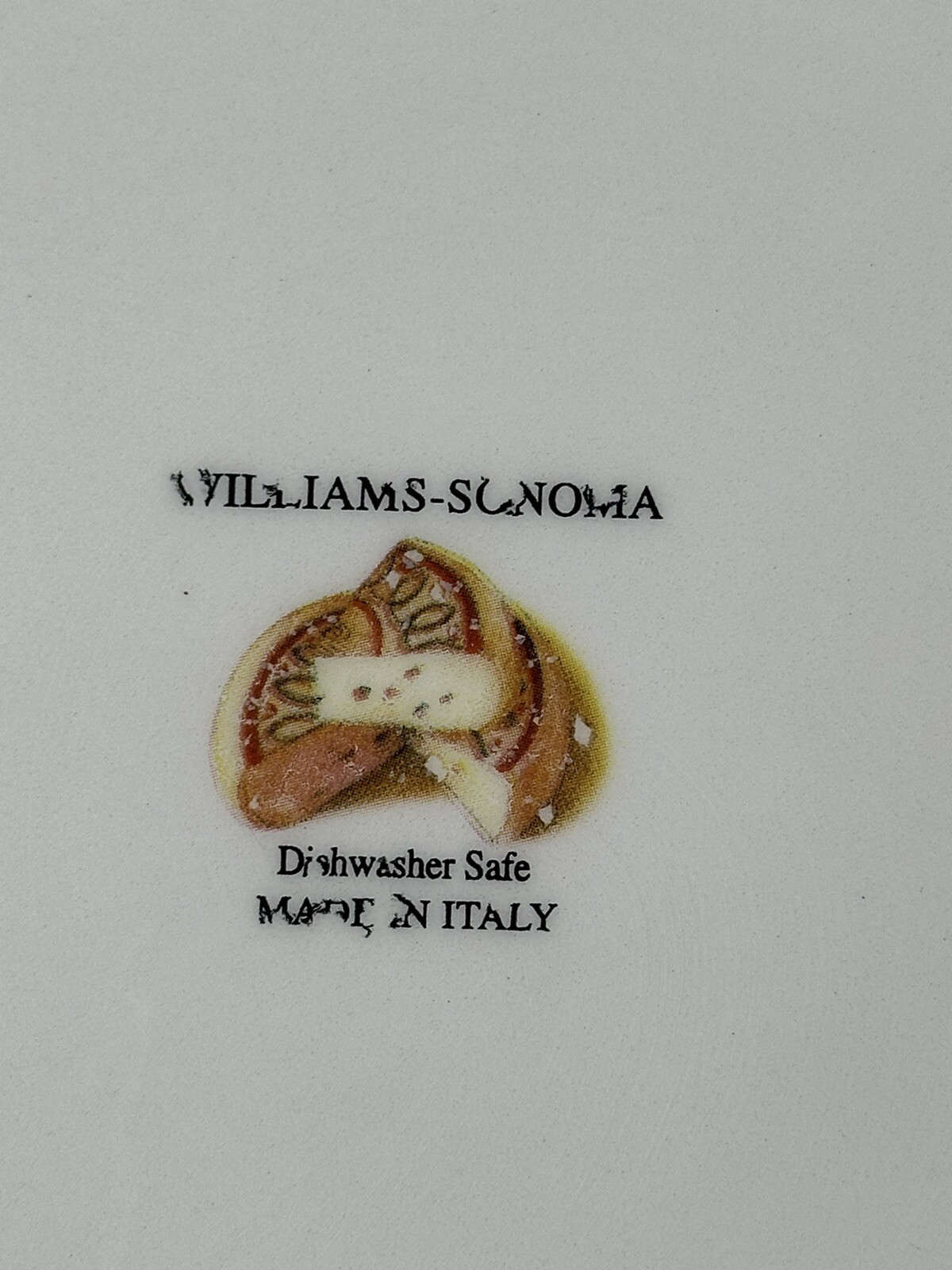 Williams Sonoma Round Ceramic Serving Plate made in Italy 10.5 Inches ...