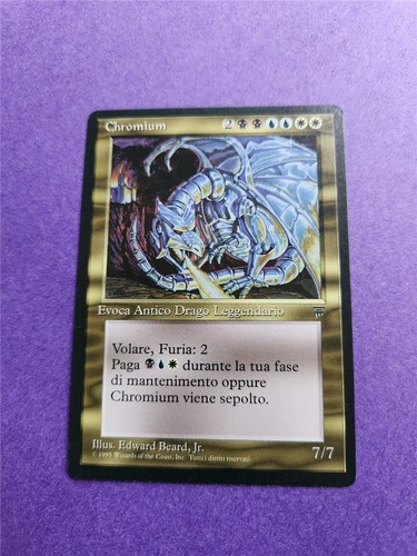 CHROMIUM X1 UNPLAYED MTG LEGENDS ITALIAN | eBay