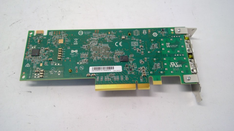 DELL EMULEX LPE35002 04VDY3 32GB 2Port SW Optical Fibre Channel HBA Low ...