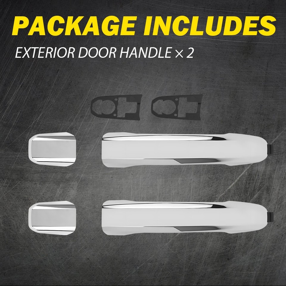 Fit Exterior Chevrolet & GMC Outside Outer Door Handle Front Right+Rear ...