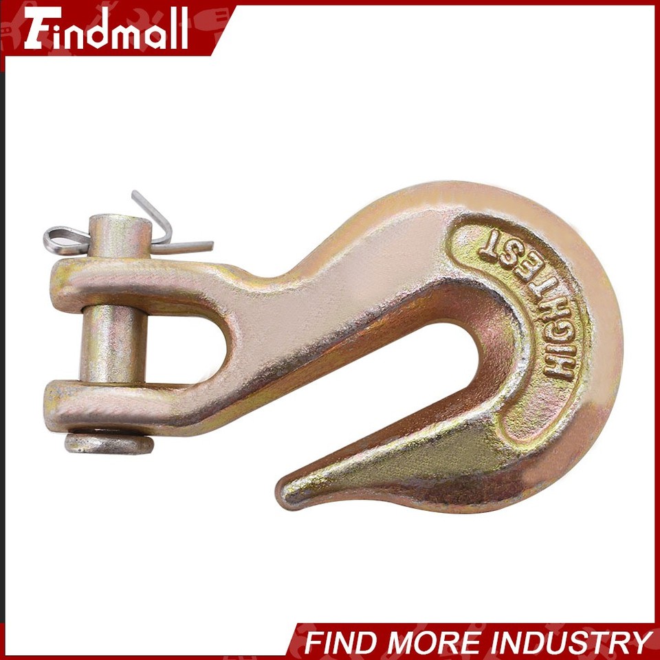 Findmall 10 Pcs 5/16" Clevis Chain Grab Hook Wrecker Tow Chain Truck ...
