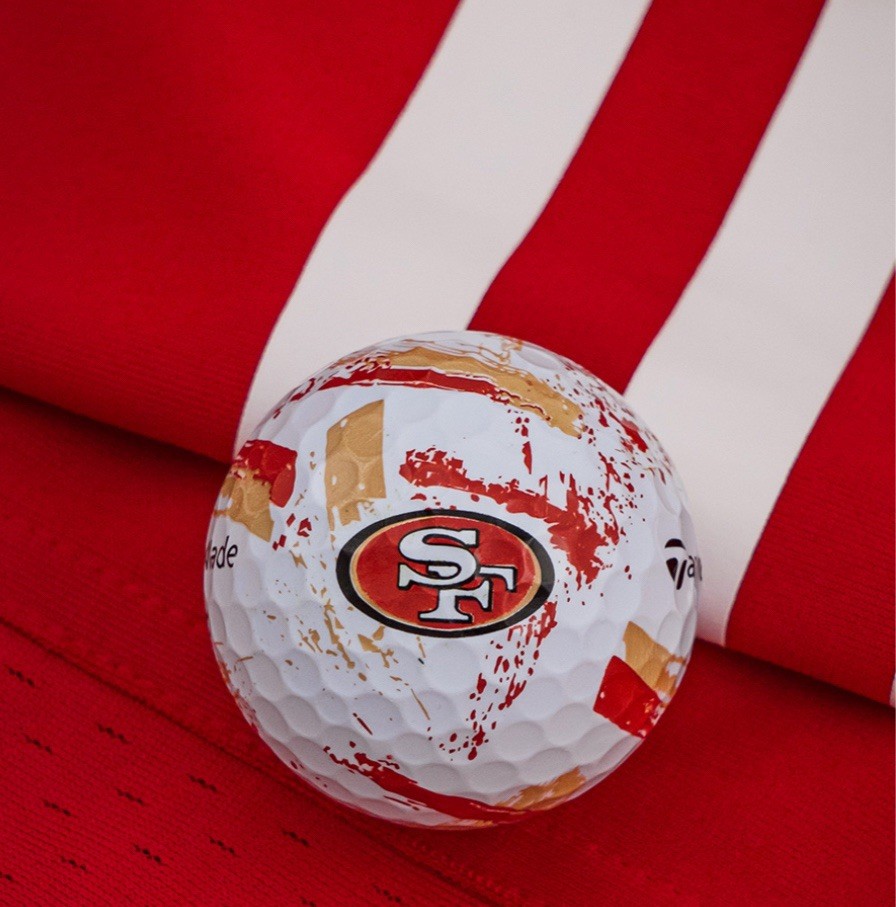 Taylormade NFL San Francisco 49ers Speedsoft Ink 3 Golf Balls One ...