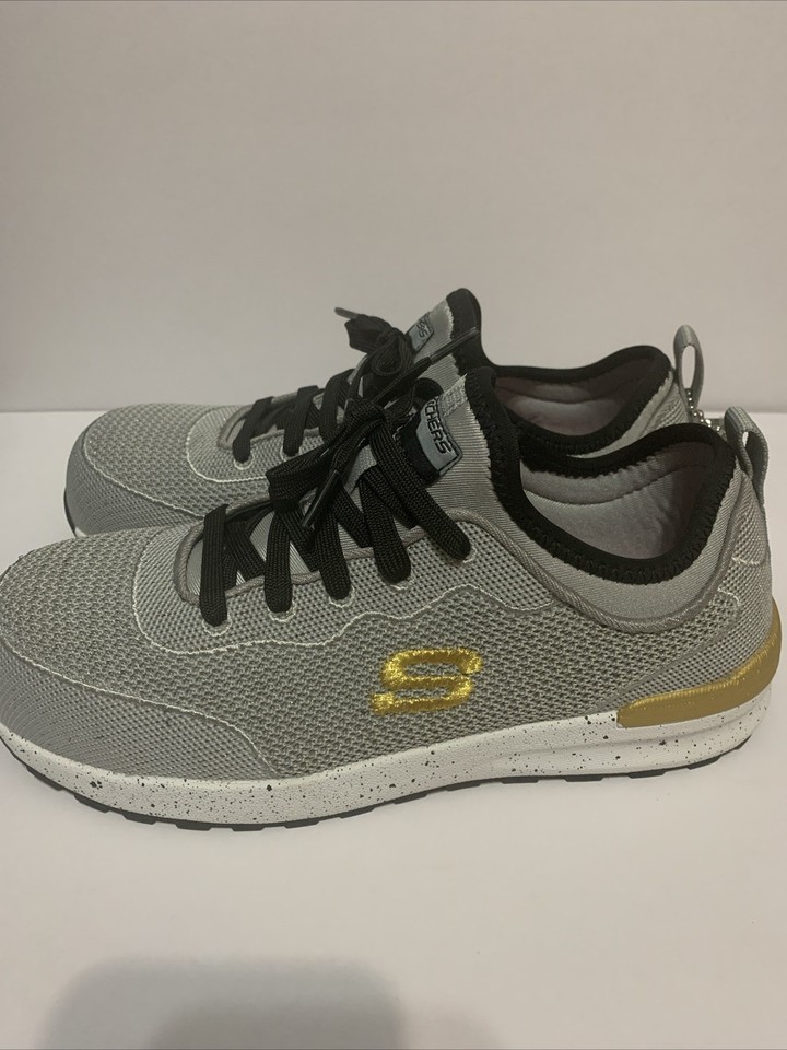 Sketchers Air-Cooled Memory Foam Work Shoes Steel Toe Brand New Size 7 ...
