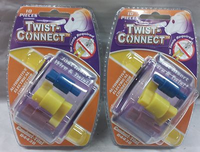2 Packs Twist-Connect Automotive Electrical Connector 10 Piece Set ...