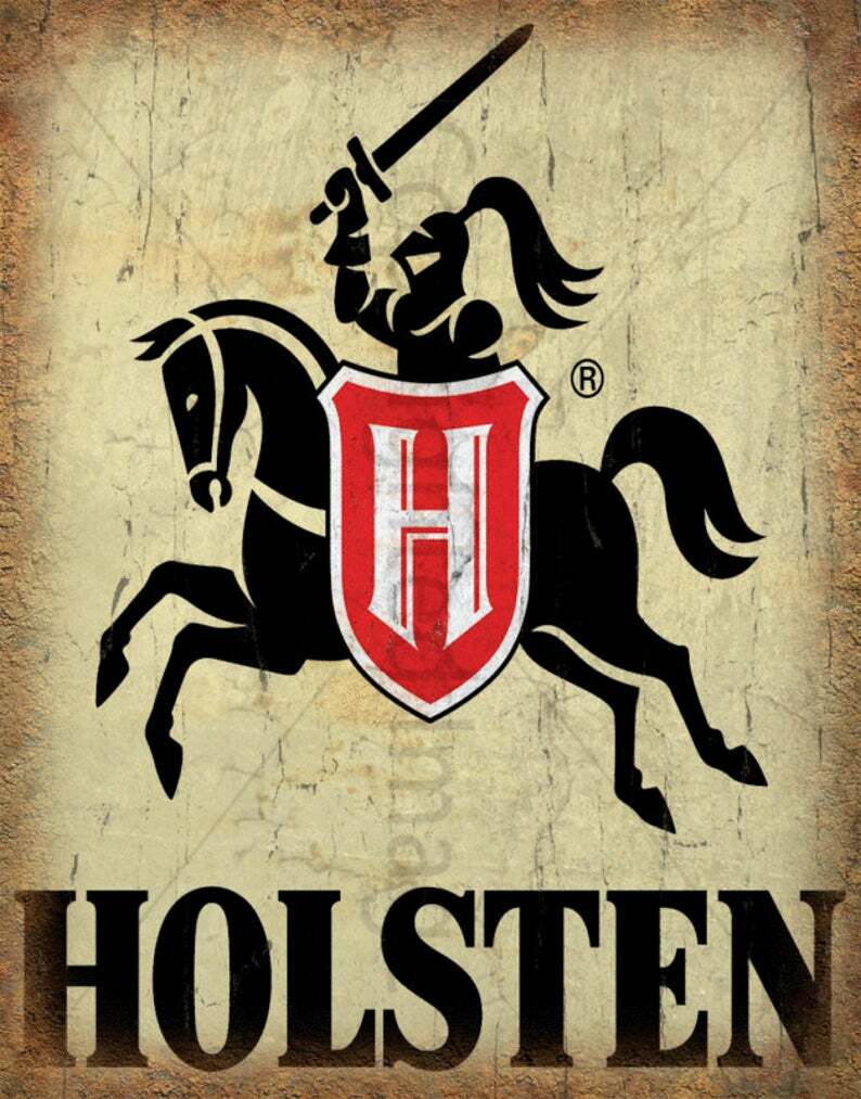 Holsten Pilsener lager beer Kneipe BLECHSCHILD METALLSCHILDVINTAGE ...