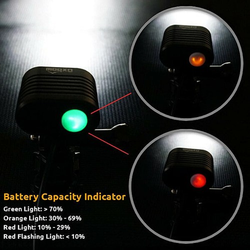 Oxbow Gear Voyager Rechargeable Battery Powered Motorcycle Helmet Light ...