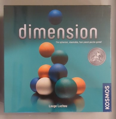 NEW sealed Dimension Board Game by Kosmos Spherical Stackable Puzzle ...