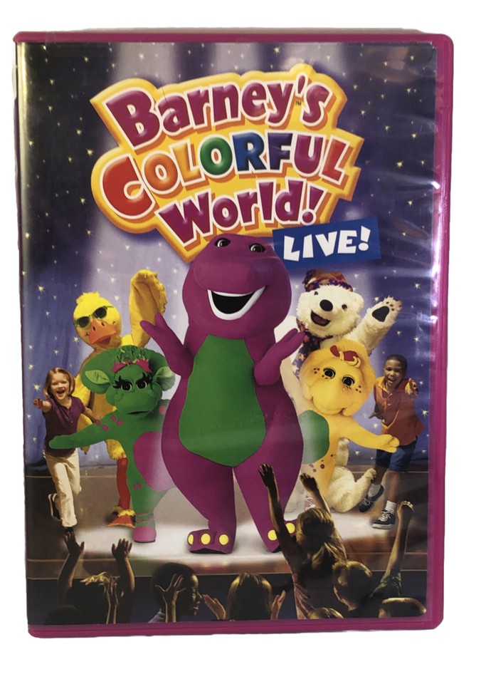 Barney's Colorful World! Live DVD-Rare Vintage-SHIPS N 24 HOURS ...