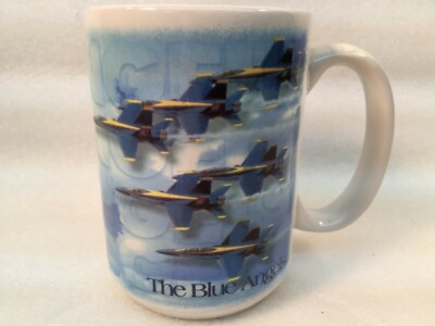 Military Navy THE BLUE ANGELS 14 oz. Mug | eBay