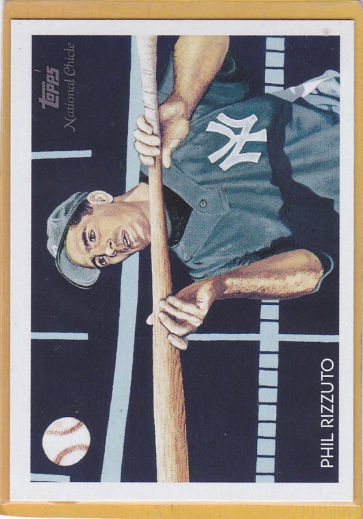 2010 TOPPS NATIONAL CHICLE BASEBALL PHIL RIZZUTO #226 YANKEES NMMT/MINT ...