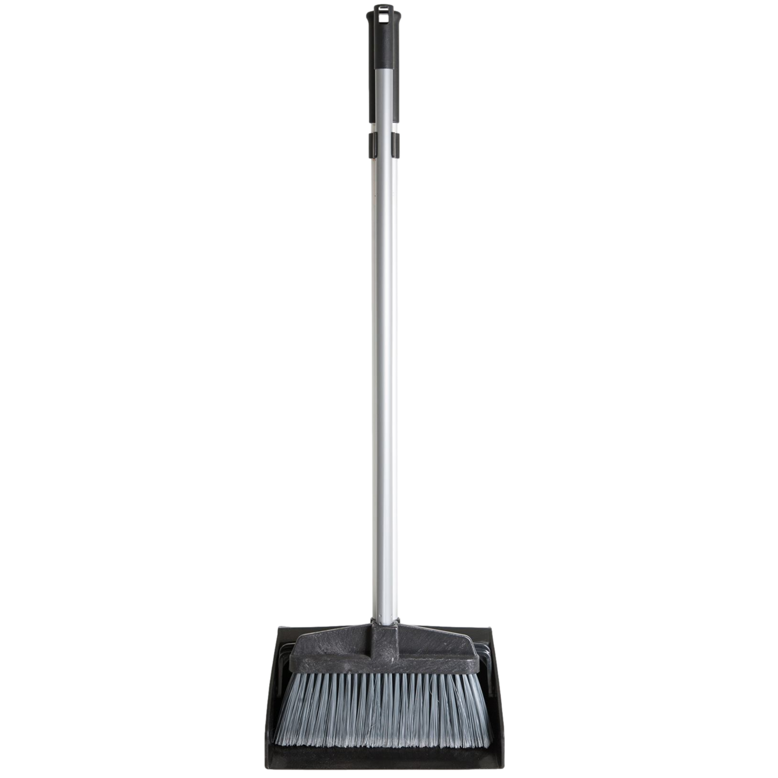 Long Dustpan and Brush Set Industrial Broom Dust Pan Lobby Strong ...