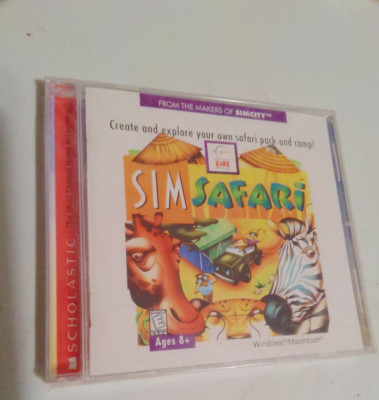 Sim Safari (PC, Win & Mac, 1999) - Scholastic Edition - New/Sealed Rare ...