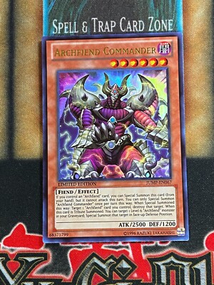 Yugioh Archfiend Commander JUMP-EN067 Ultra Rare Limited Edition | eBay