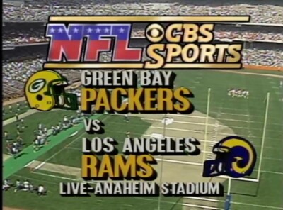 1989 Los Angeles Rams vs Green Bay Packers DVD Shootout | eBay