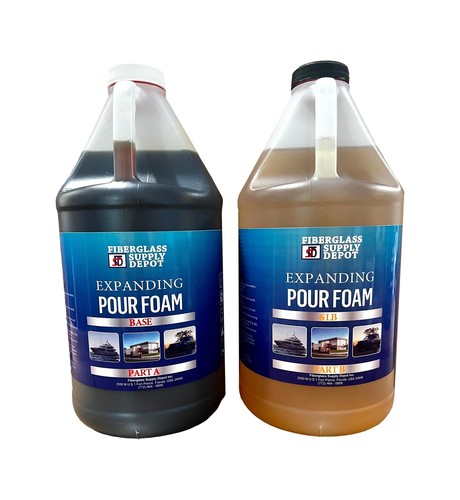6 Lb. Density Expanding Pour Foam, 2 Part Polyurethane Closed Cell ...