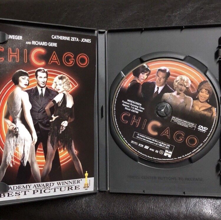 Chicago (DVD 2003 Widescreen) Renee Zellweger Catherine Zeta Jones ...