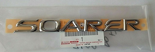 For Toyota Soarer Rear Emblem Trunk Badge Nameplate Genuine JDM | eBay