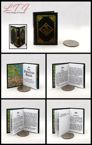 1:6 Scale THE PRINCESS BRIDE Miniature Readable Book Fairy Tale | eBay