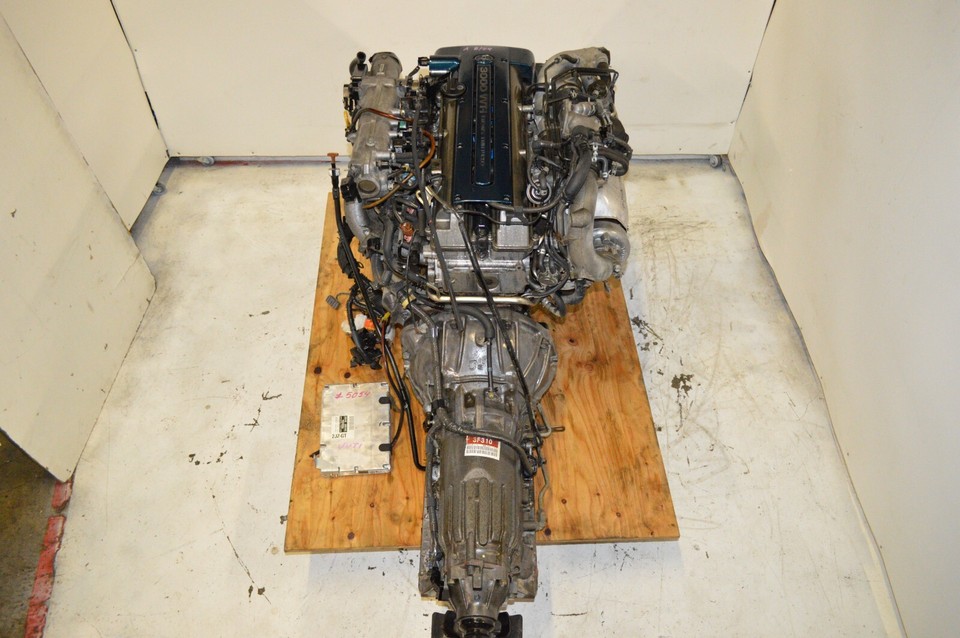 JDM 2JZGTE VVT-I TOYOTA MOTOR 3.0L DOHC TWIN TURBO 2JZ ENGINE AUTO ...