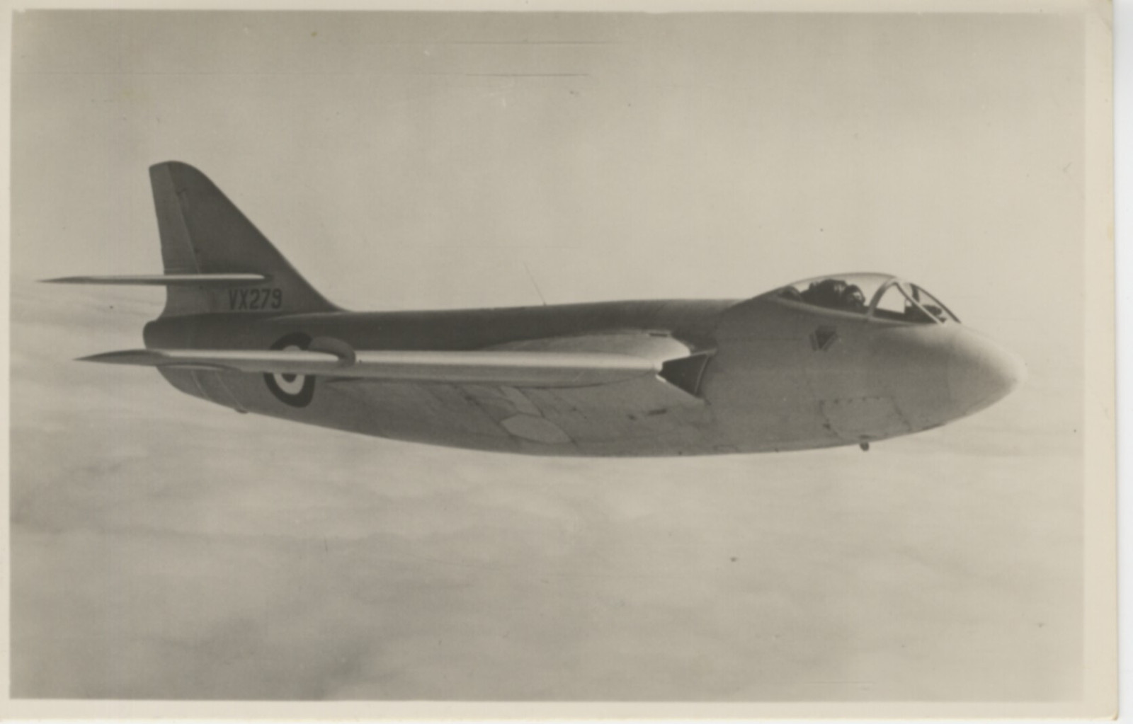 Postcard 1135 - Aircraft/Aviation Real Photo Hawker P-1081 | eBay