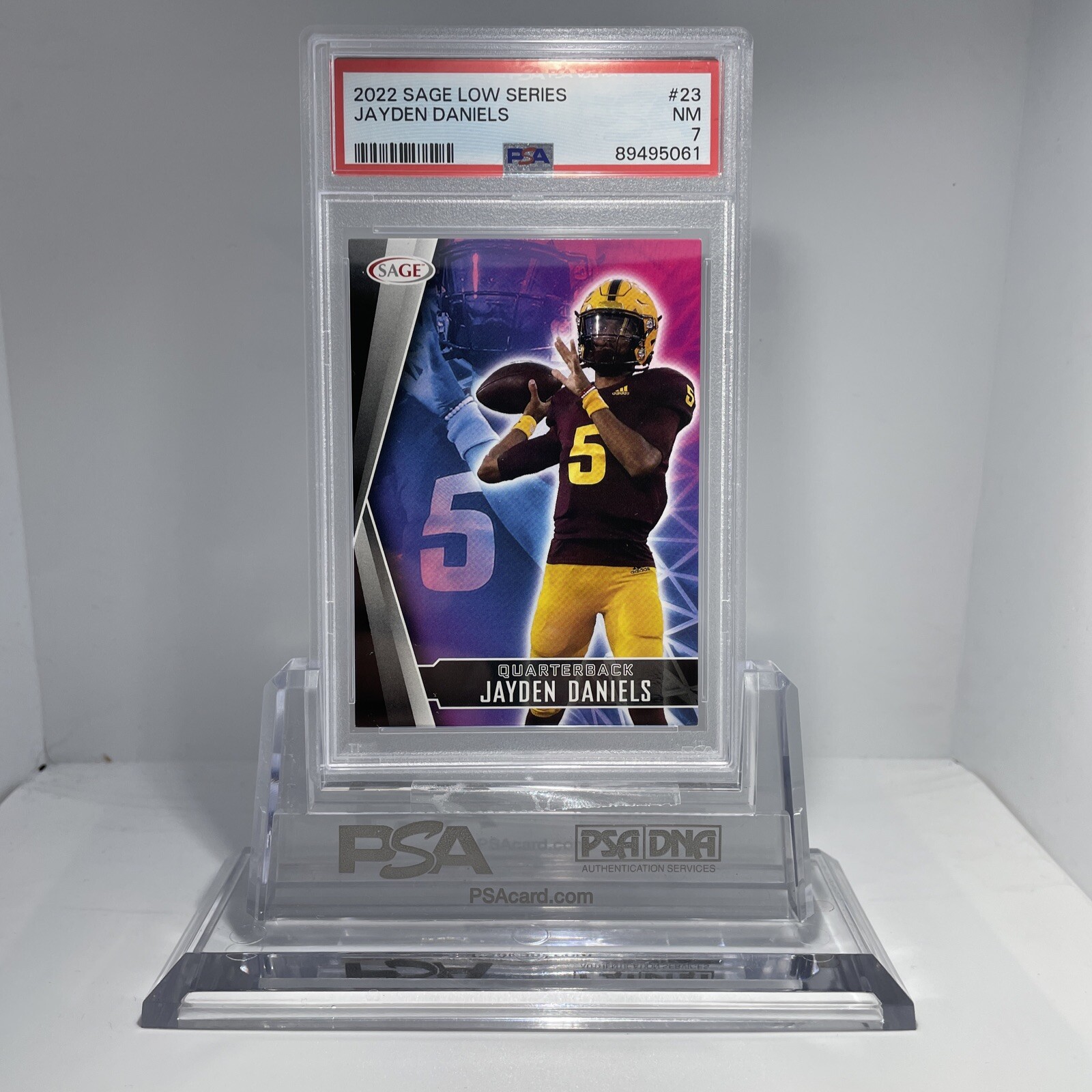 2022 SAGE Low Series - Black #23 Jayden Daniels (RC) | eBay