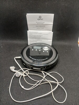ONN Portable CD Player w/FM Radio - Works Great!! Comes With Earbuds ...