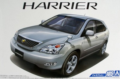 Aoshima 1/24 Scale The Model Car(105)Kit Toyota Harrier GSU30W 350G ...