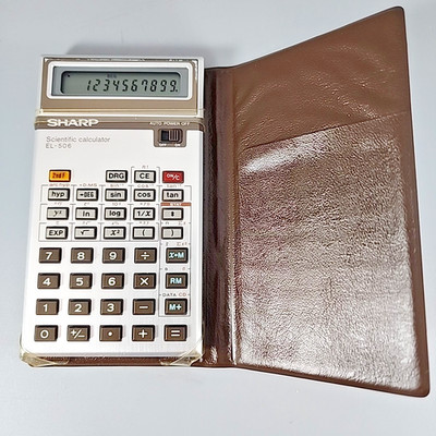 Sharp Scientific Calculator EL-506 w/Cover-Case - Vintage | eBay