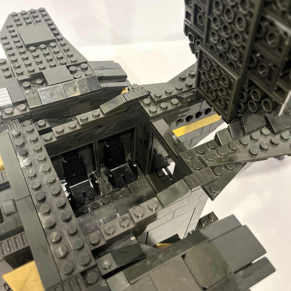 MEGA BLOKS HALO UNSC PELICAN GUNSHIP 97129 ALMOST COMPLETE W/ FIGURE ...