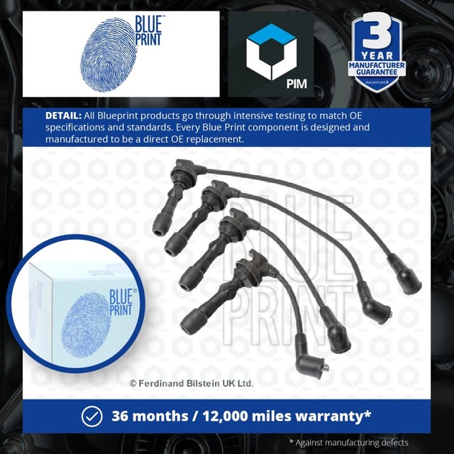 HT Leads Ignition Cables Set Fits HYUNDAI I20 1.2 2014 on G4la ADL ...