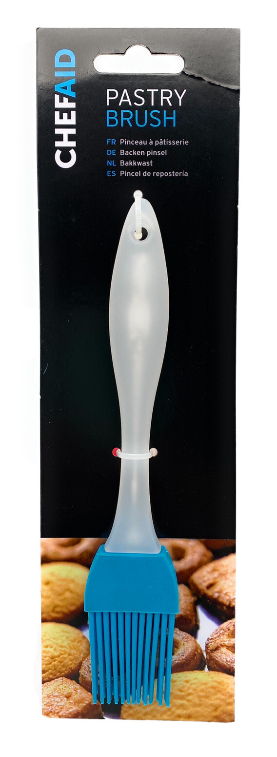 Chef Aid Pastry Brush Silicone Head Baking Cooking Basting Glazing ...