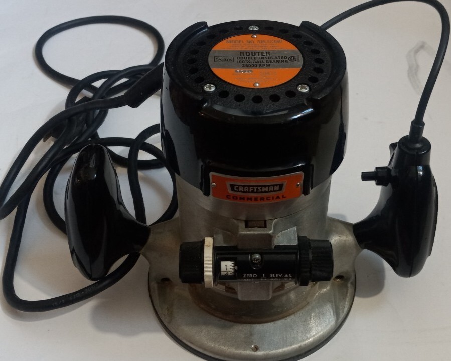 Vintage Sears Craftsman Commercial Router USA 315.17380 Tested Working ...