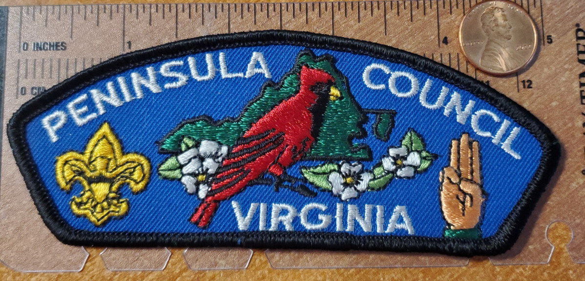 BSA PENINSULA COUNCIL VIRGINIA, BLK BDR T-1 CSP | eBay
