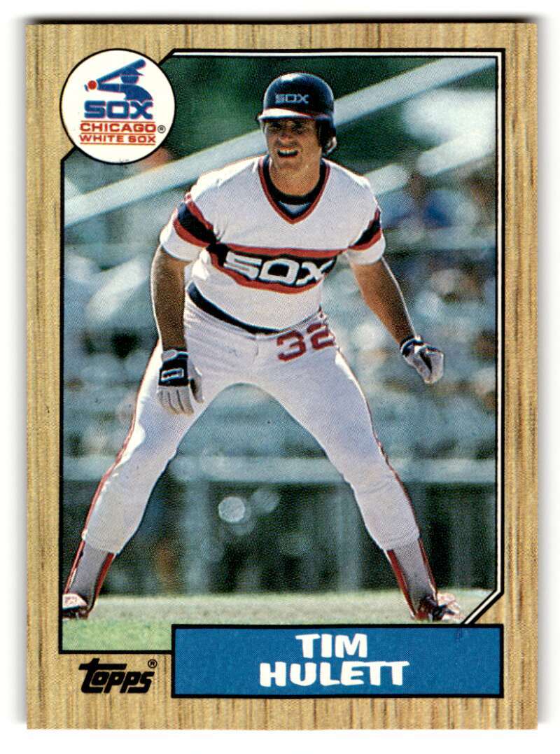 1987 Topps #566 Tim Hulett Chicago White Sox Baseball Cards EX/NM ID ...