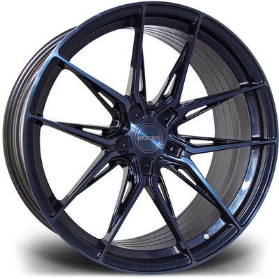 Alloy Wheels 20" Riviera RF107 Black/Blue For Audi A8 [D3] 02-09 | eBay UK