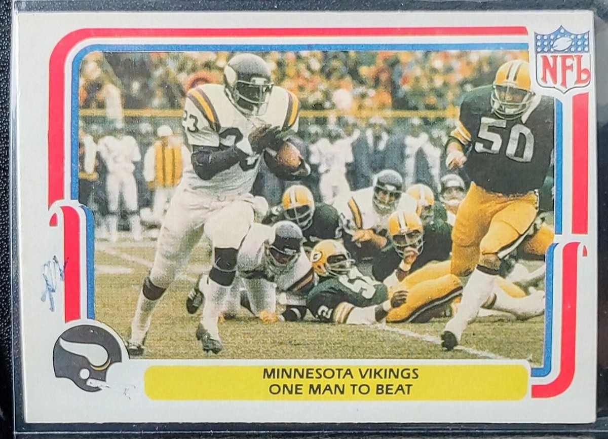 1980 Fleer NFL Team Action Minnesota Vikings One Man To Beat 1980 Fleer NFL Team Action Minnesota Vikings One Man To Beat