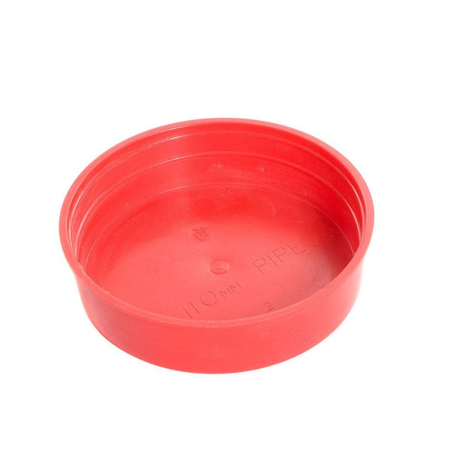 10 X Polypipe PC04 - 110mm Temporary Pipe Cap End Colour Red for sale ...