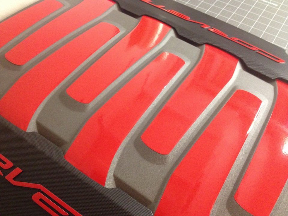 FITS Chevy Corvette StingRay C7 Engine Cover Decal 2014 2015 2016 2017 ...