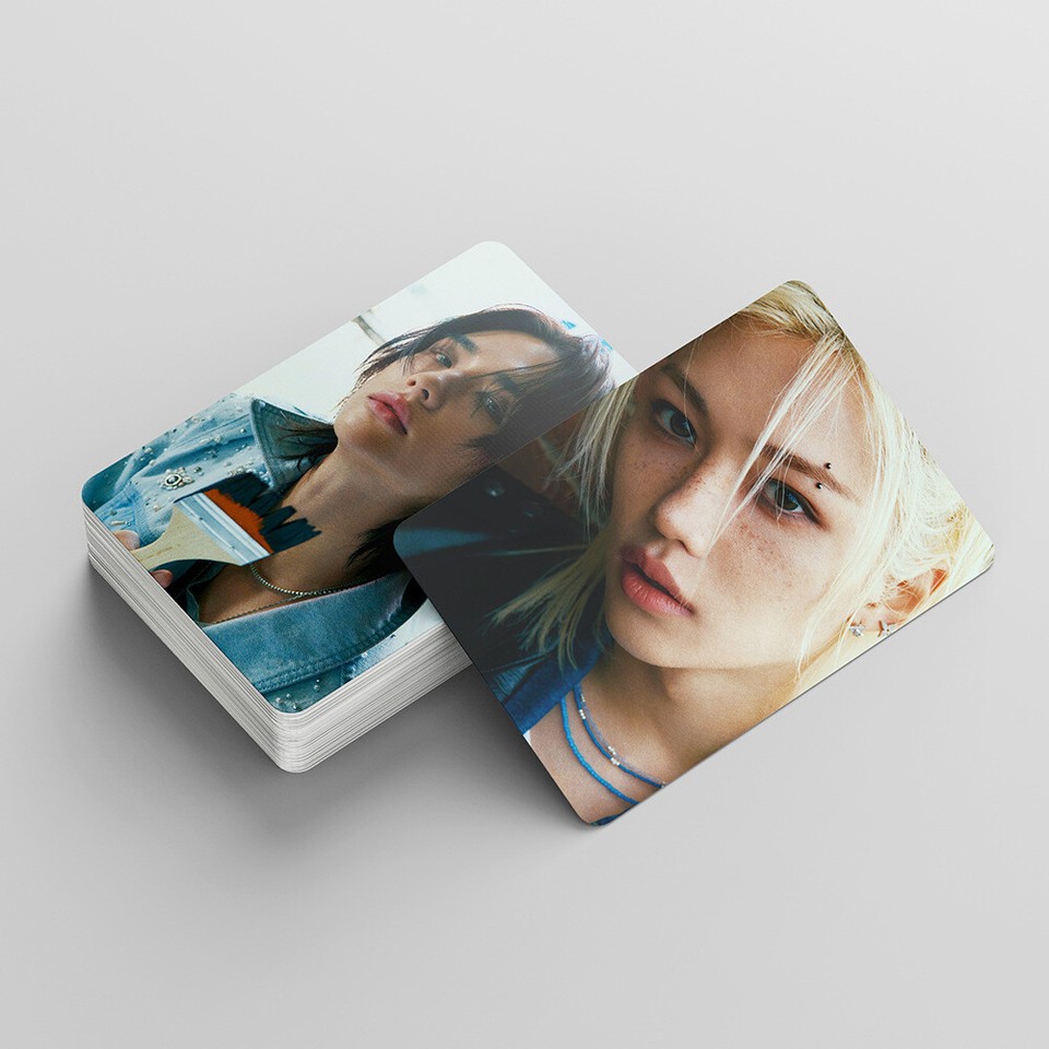 55pcs New Kpop Stray Kids Paper Lomo Photo Cards ATE Album Collective ...